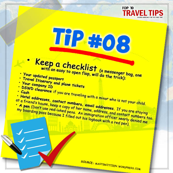 Top 10 Travel Tips – Citizenservices